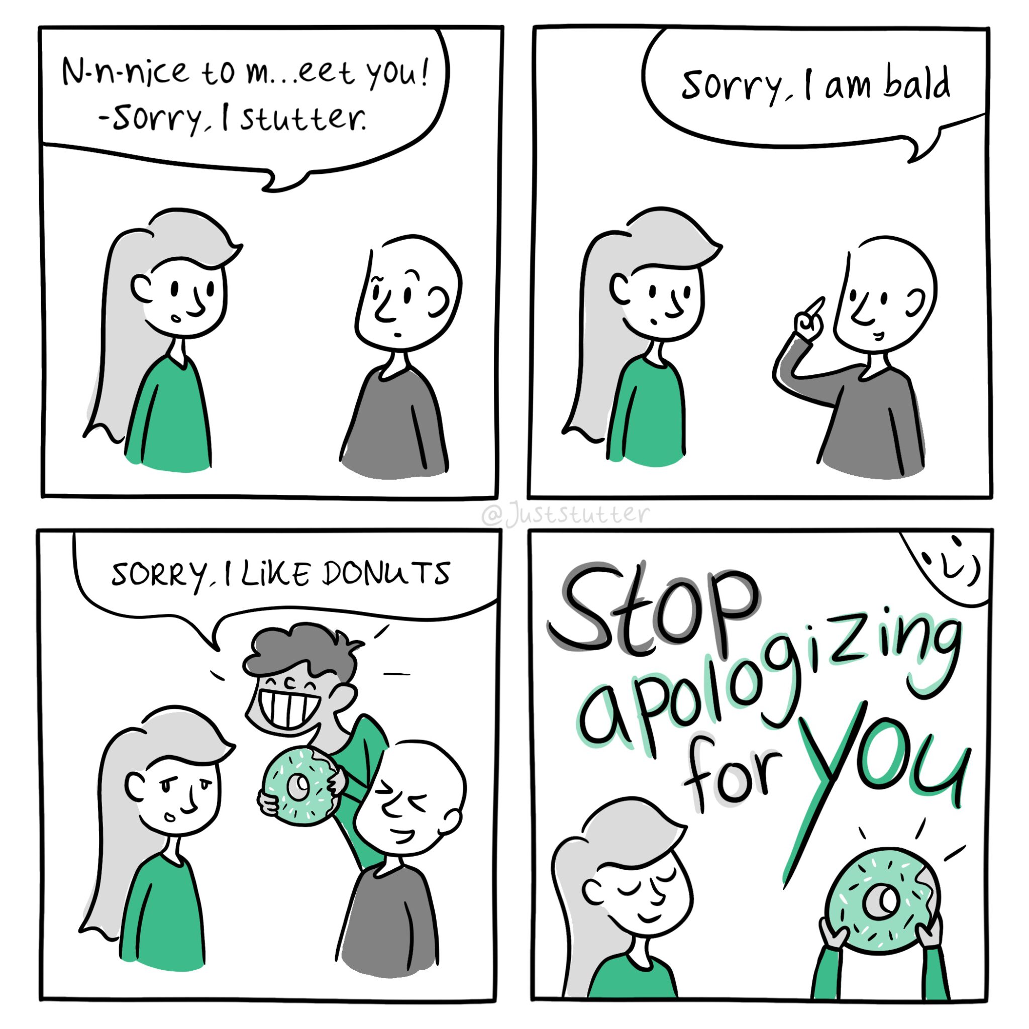 @juststutter – Exploring life with a stutter through art