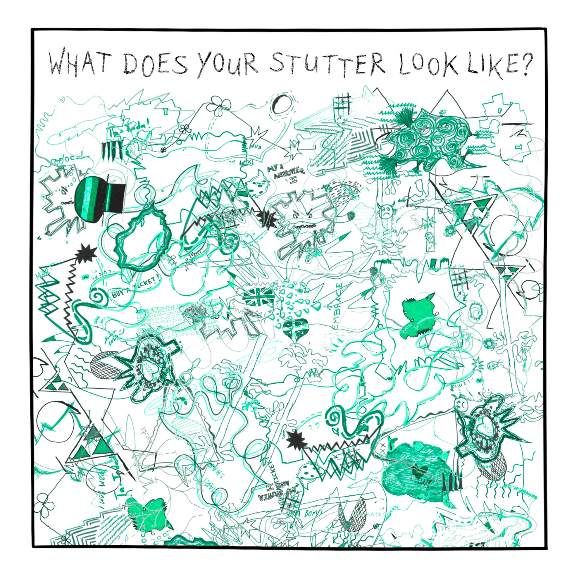 @juststutter – Exploring life with a stutter through art